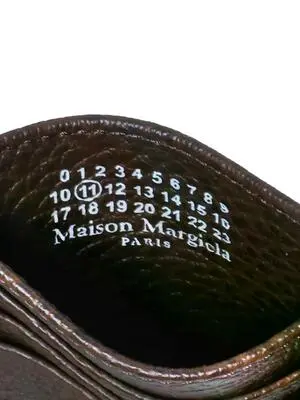 MAISON MARGIELA Four Stitches Cardholder - Brown