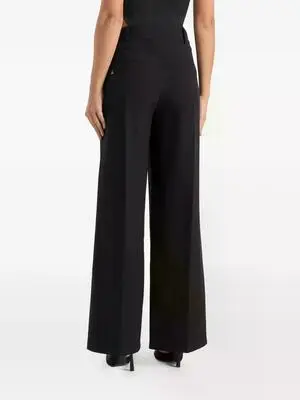 Manière De Voir Maniere De Voir Beryl Wrap Tailored Trousers With Hardware Detail