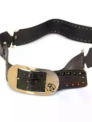 PIROVANO VINTAGE Perforated Leather Belt