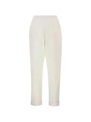 Brunello Cucinelli Pleated Trousers - Neutrals