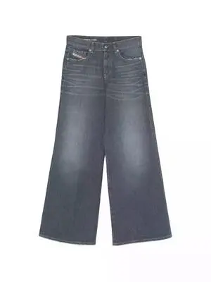 DIESEL® 1978 D-akemi Wide Leg Jeans - Grey