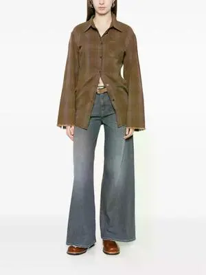 DIESEL® 1978 D-akemi Wide Leg Jeans - Grey