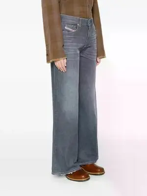 DIESEL® 1978 D-akemi Wide Leg Jeans - Grey