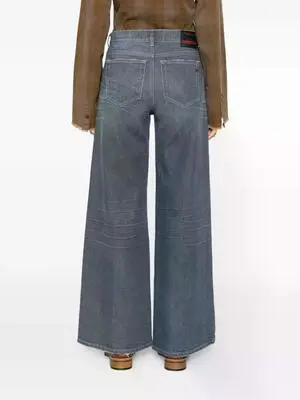 DIESEL® 1978 D-akemi Wide Leg Jeans - Grey