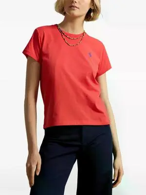 Polo Ralph Lauren Embroidered Crewneck T-shirt - Red