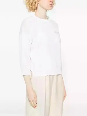 Peserico Crew-neck Sweater - White