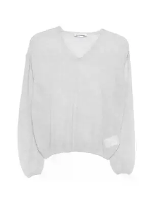 LOW CLASSIC V-neck Fine Knit Sweater