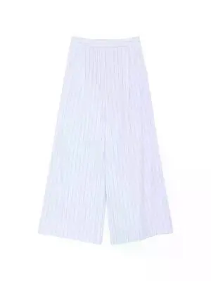 Erika Cavallini Pinstriped Pleated Trousers