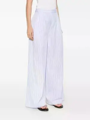 Erika Cavallini Pinstriped Pleated Trousers