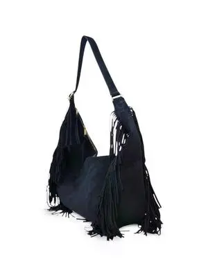 ORTIGNI Fringed Shoulder Bag