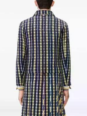 Thom Browne Repp Stripe Grosgrain Tweed Golf Jacket
