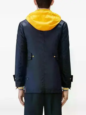 Thom Browne Hooded Ripstop Coat