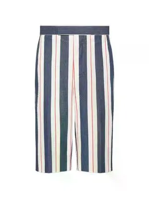 Thom Browne Striped Seersucker Shorts