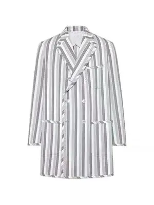 Thom Browne Repp Striped Seersucker Jacket