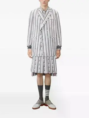 Thom Browne Repp Striped Seersucker Jacket