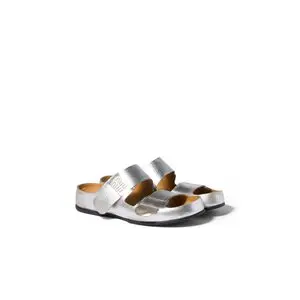 Miu Miu Bleached Leather Sandals