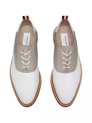 Thom Browne Nubuck Rubber Sole Saddle Shoes