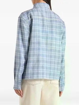 Manière De Voir Blake Checked Whipstitch Shirt
