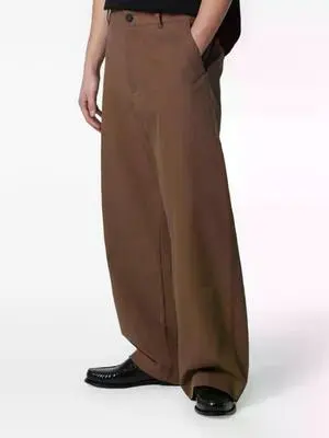 Studio Nicholson Bosworth Wide-leg Trousers - Brown