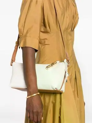 Furla Debby Leather Shoulder Bag - Neutrals