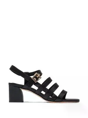 Bernardo Novi Strappy Buckle Sandals - Black