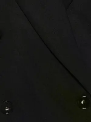 Stella McCartney Double-breasted Cut-out Blazer - Black