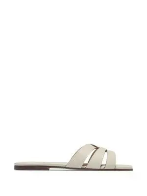 Bernardo Oxford Woven Flat Sandals - Neutrals