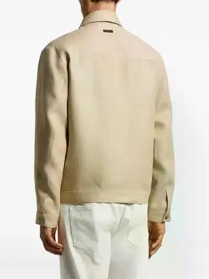 Peserico Button Flap-pocket Jacket - Neutrals