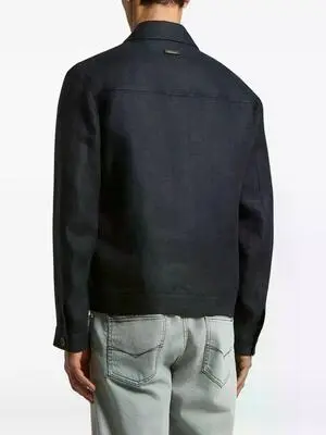 Peserico Pocket Button Jacket - Blue