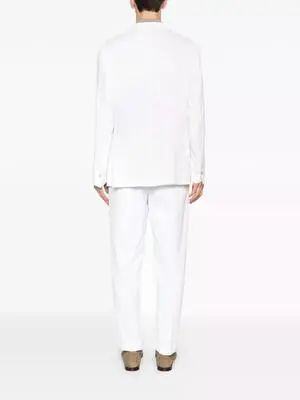 Eleventy Single-breasted Pences Suit - White