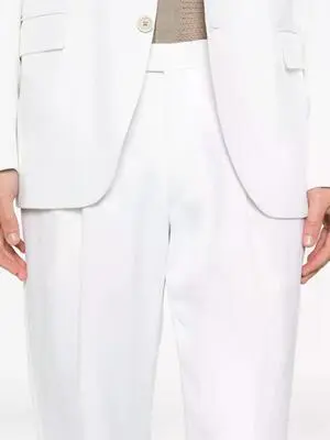Eleventy Single-breasted Pences Suit - White