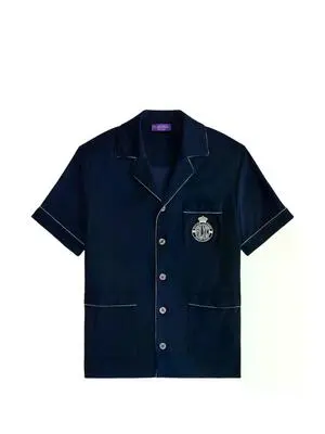 Ralph Lauren Purple Label Embroidered Shirts For Men