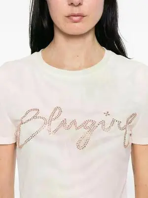 BLUGIRL Crystal-embellished T-shirt