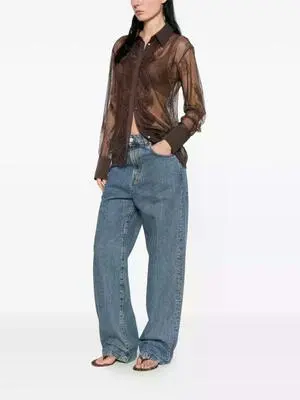BLUGIRL Floral-lace Shirt