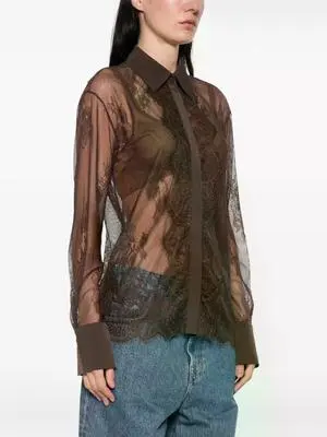 BLUGIRL Floral-lace Shirt