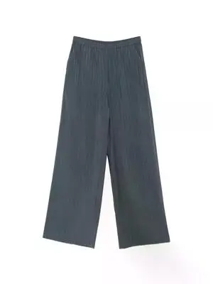 Emporio Armani Striped Trousers - Blue