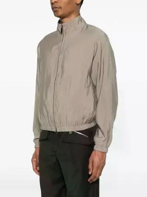 Emporio Armani Zip-up Jacket - Brown