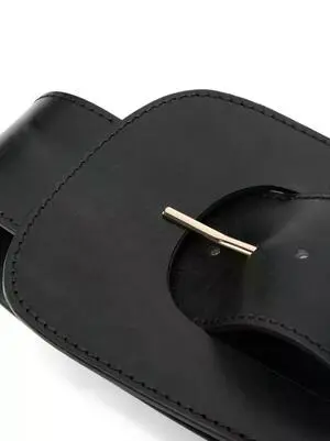 Sportmax Maxi-buckle Leather Belt