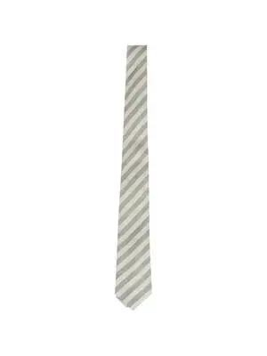 Tagliatore Striped Tie - Neutrals