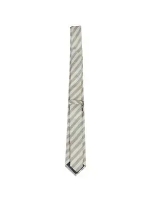 Tagliatore Striped Tie - Neutrals