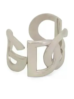 Dolce & Gabbana Logo-lettering Cuff Bracelet