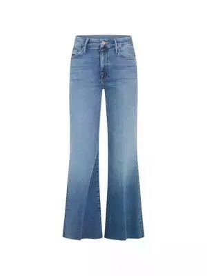 MOTHER The Roller Frayed Jeans - Blue