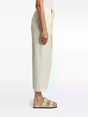 Peserico Pleated Turn-up Trousers
