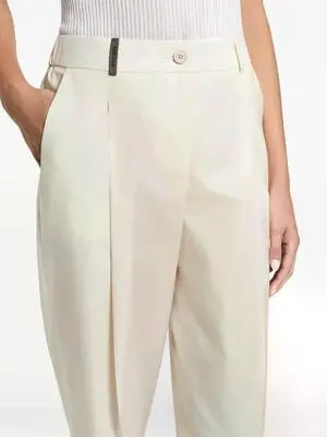 Peserico Pleated Turn-up Trousers