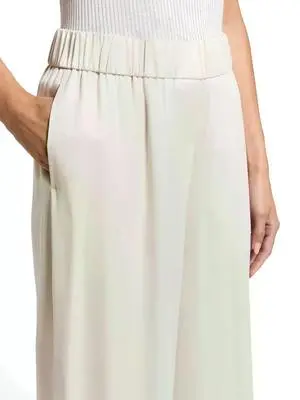 Peserico Elasticated Palazzo Pants - Neutrals