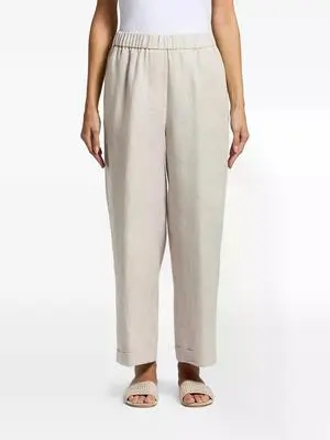 Peserico Elasticated Waistband Trousers - Neutrals