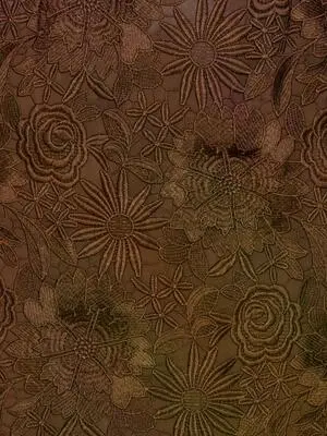 ROTATE BY BIRGER CHRISTENSEN 3d Lace Midi Dress
