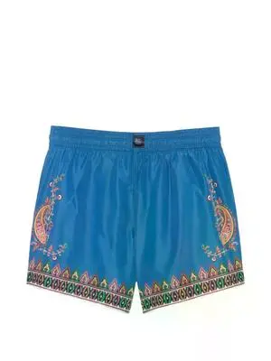 Etro Paisley-print Swim Shorts