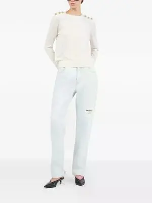 Roberto Cavalli Distressed Detail Jeans