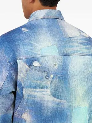 Roberto Cavalli Patchwork-effect Denim Jacket